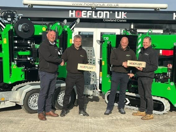 Hoeflon Mini Cranes UK | Crowland Cranes - Official Dealer