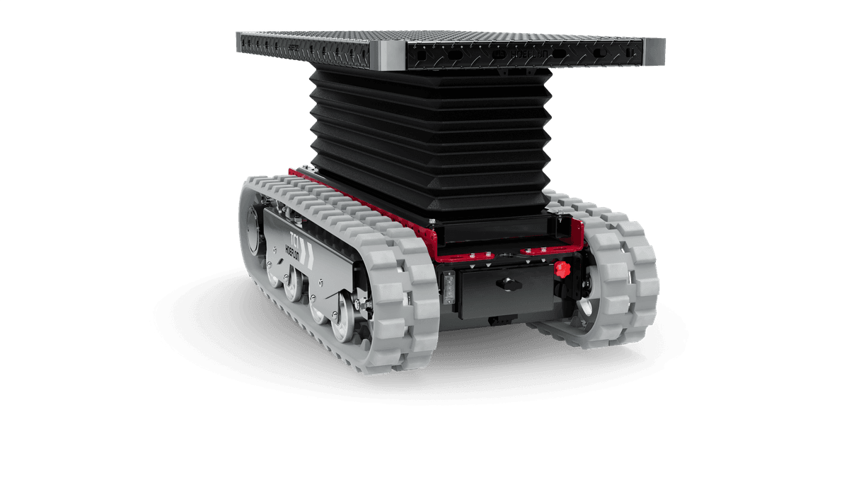 Hoeflon C30e » Spider Crane with brute strength up to 9000kg