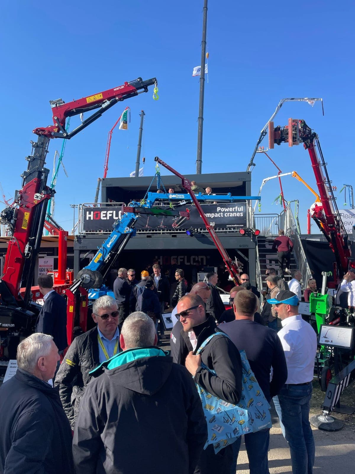 Hoeflon Mini Cranes UK | Crowland Cranes - Official Dealer